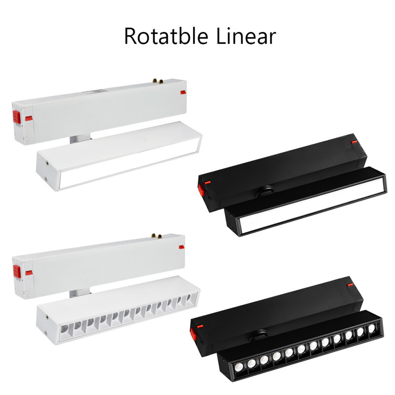 Smart Tuya Magnetic LED Track Light Folding Grille Living Room No Main ...