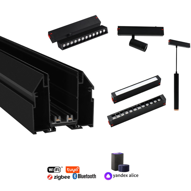 High Voltage Stretch Ceiling Track Rail PVC Film Mounting Rail Strips ...