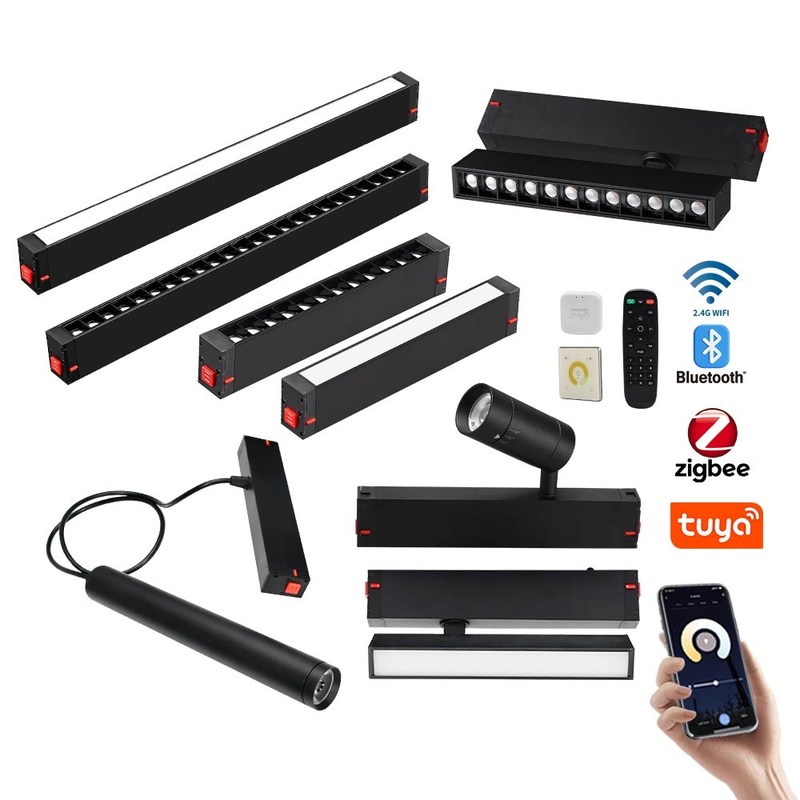 Ce Tuya Smart Manufacturer 220V Magnetic Track Lights System Trade ...