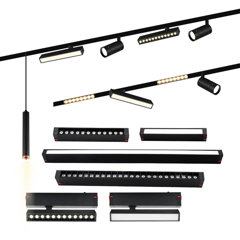 No Main Light Magnetic Track Light Home Decoration Commercial Lighting ...