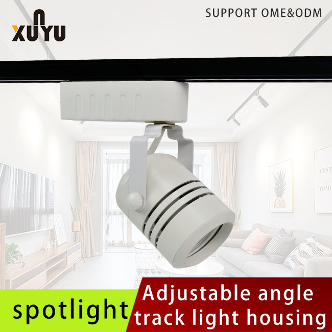 Surface Mounted Gu10 Track Light Fixtures 220V White And Black
