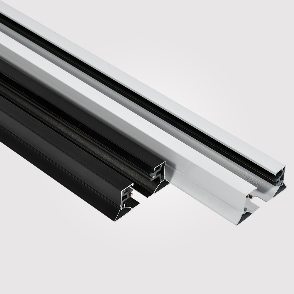 Two Wire Surface Mounted Aluminum Track Rail 1m 1.5m 2m Thickened