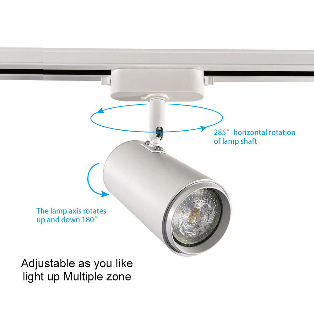 MR16 Aluminum G5.3 GU10 Track Light Housing Spotlight Hotel Project