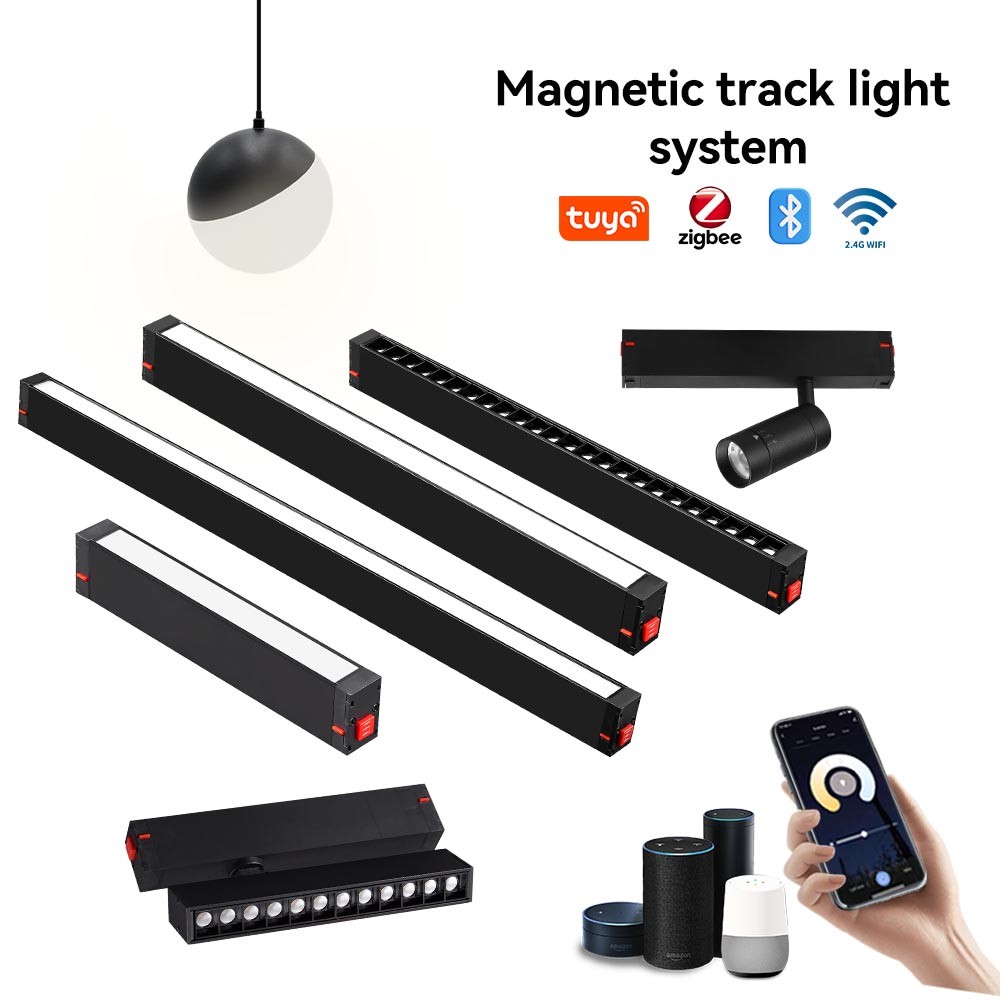 2.4G Intelligent Dimming And Color Adjustment Magnetic Track Light ...