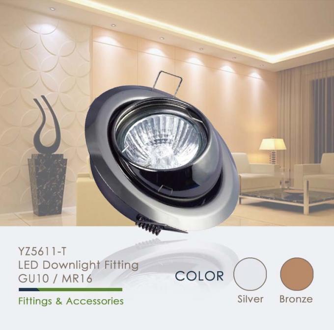GU10 Indoor Spotlight Housing Iron Mr16 Housing Retrofit Downlights