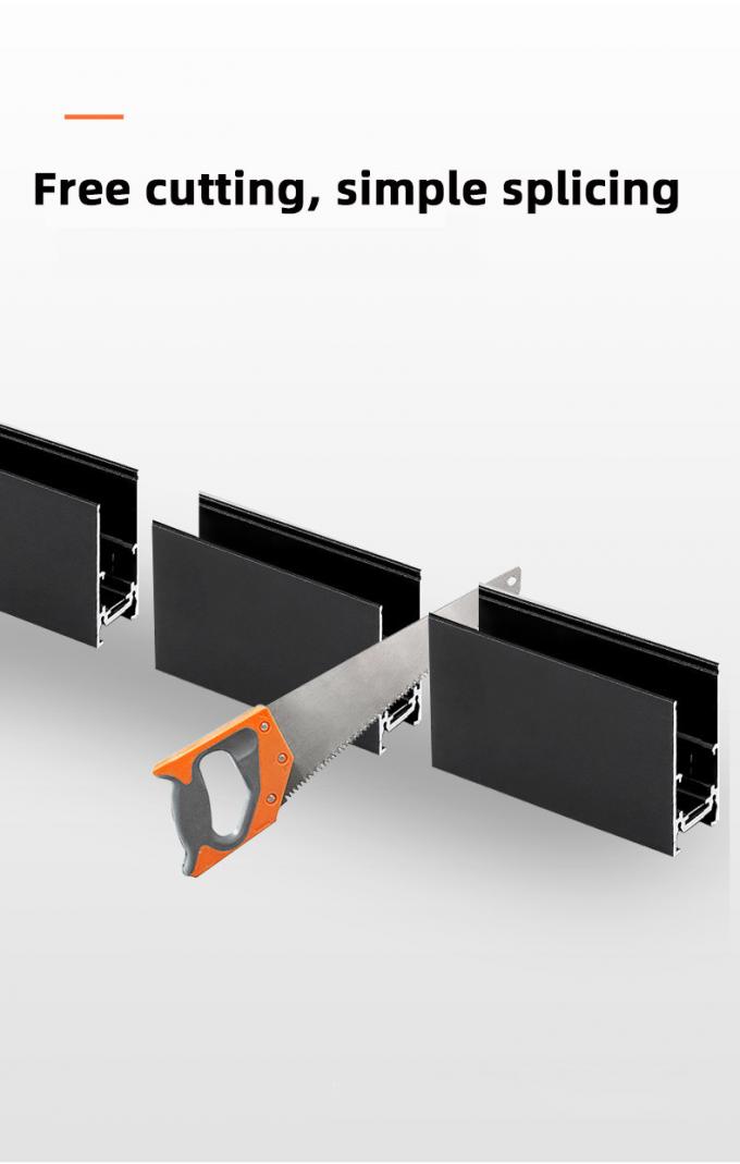 Aluminum Recessed Magnetic Track Rail Surface Mounted LED Magnetic ...