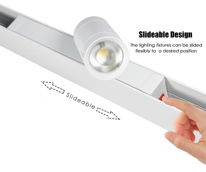 220V LED Linear Spotlight Surface Mounted Magnetic Track Rail System